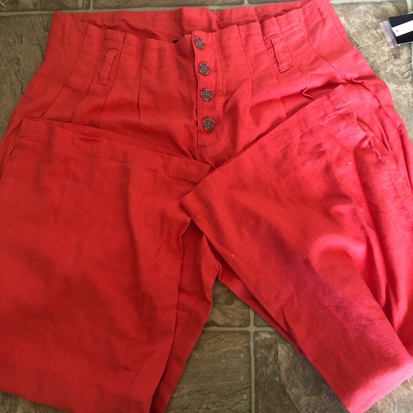 d. jeans | Pants & Jumpsuits | D Jeans Coral Linen Blend Wide Leg Pants ...